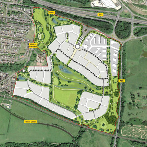 Plans submitted for new mixed-use development at Gilston Park ...