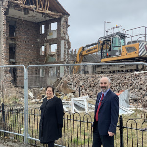 Bellsmyre regeneration works step up a gear with Jackie Baillie visit ...