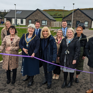 New council homes officially opened in Millport and Largs | Scottish ...
