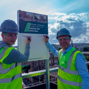 PLATFORM_ tops out Edinburgh build to rent development | Scottish ...