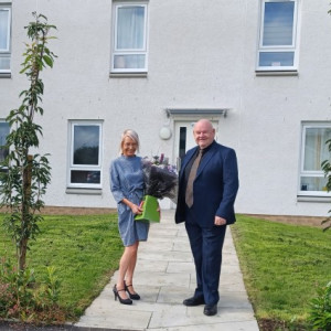 Strathaven resident on a high after moving into new flat | Scottish ...