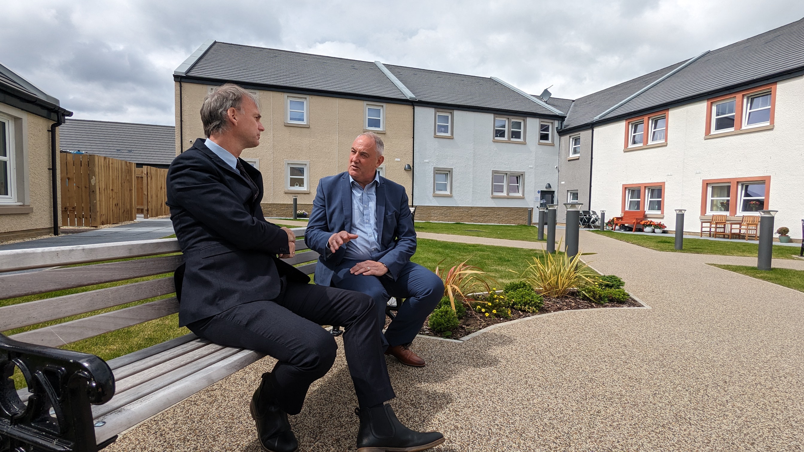Housing minister impressed by new Irvine Harbourside homes | Scottish ...