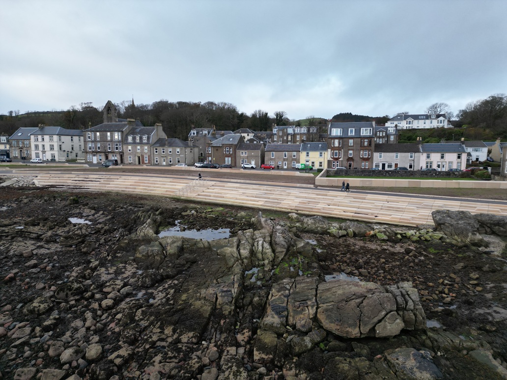 Millport Flood Protection Scheme completed | Scottish Construction Now